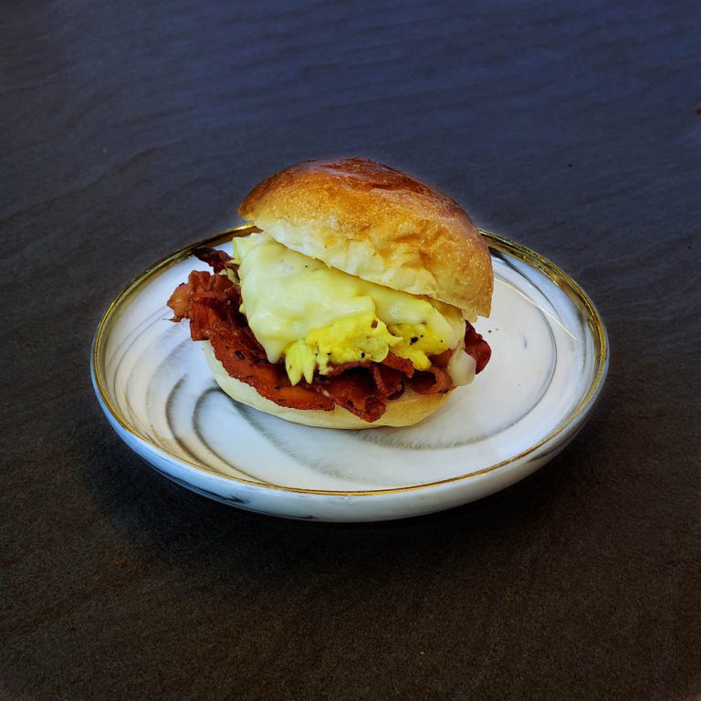 Scrambled Bacon & Egg Roll